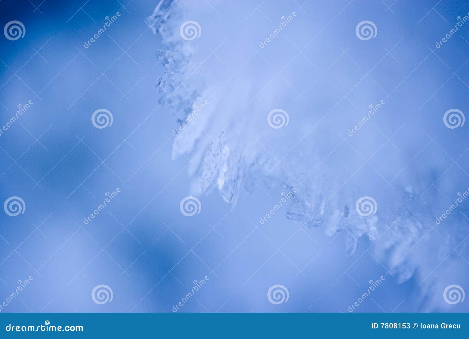 Blue Ice stock image. Image of close, snow, blue, macro - 7808153