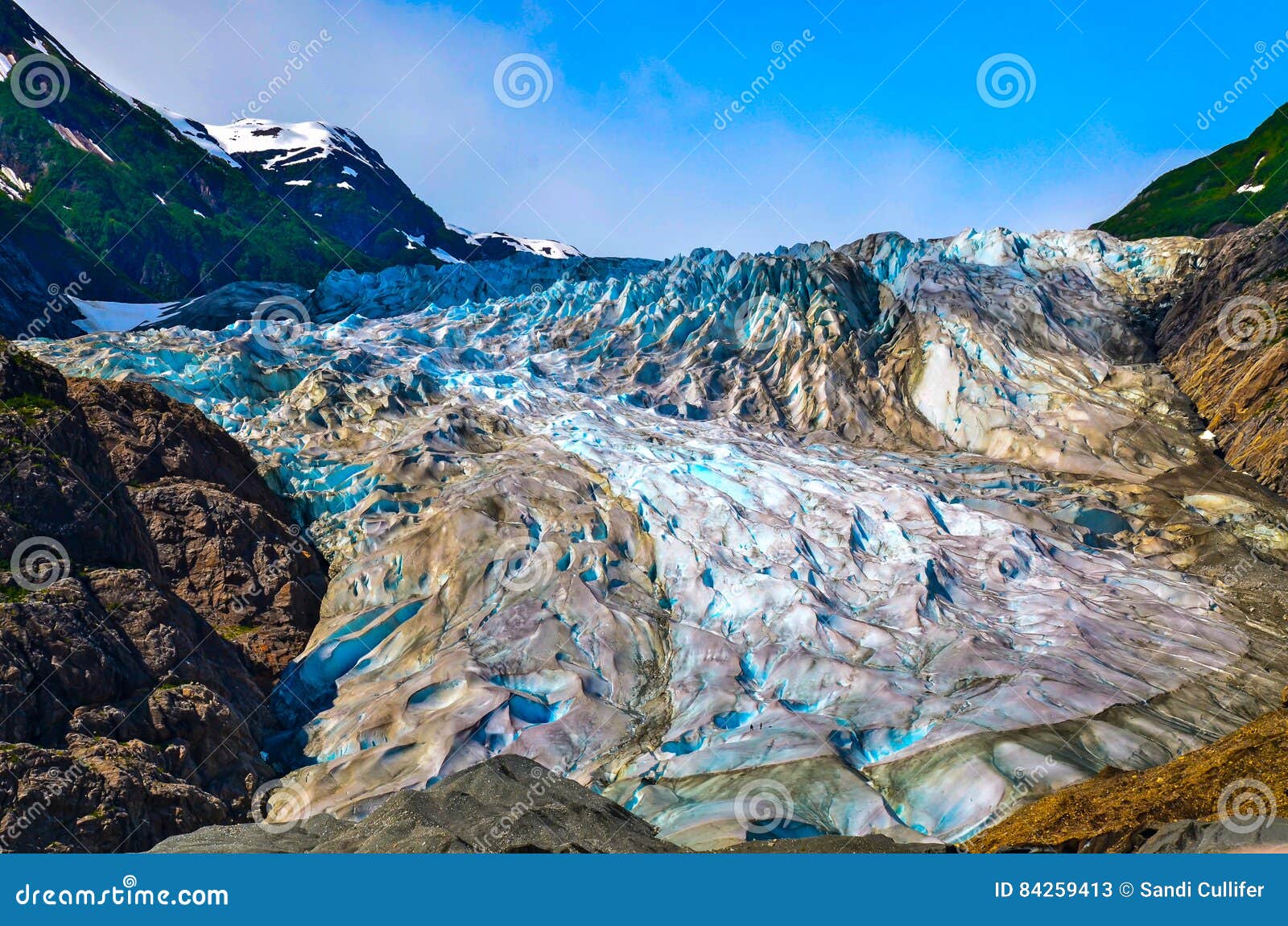 BLUE ICE - BLUE SKY stock image. Image of sunlight, frozen - 84259413