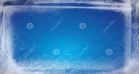 Blue ice brick stock image. Image of snow, sweden, blue - 6830803