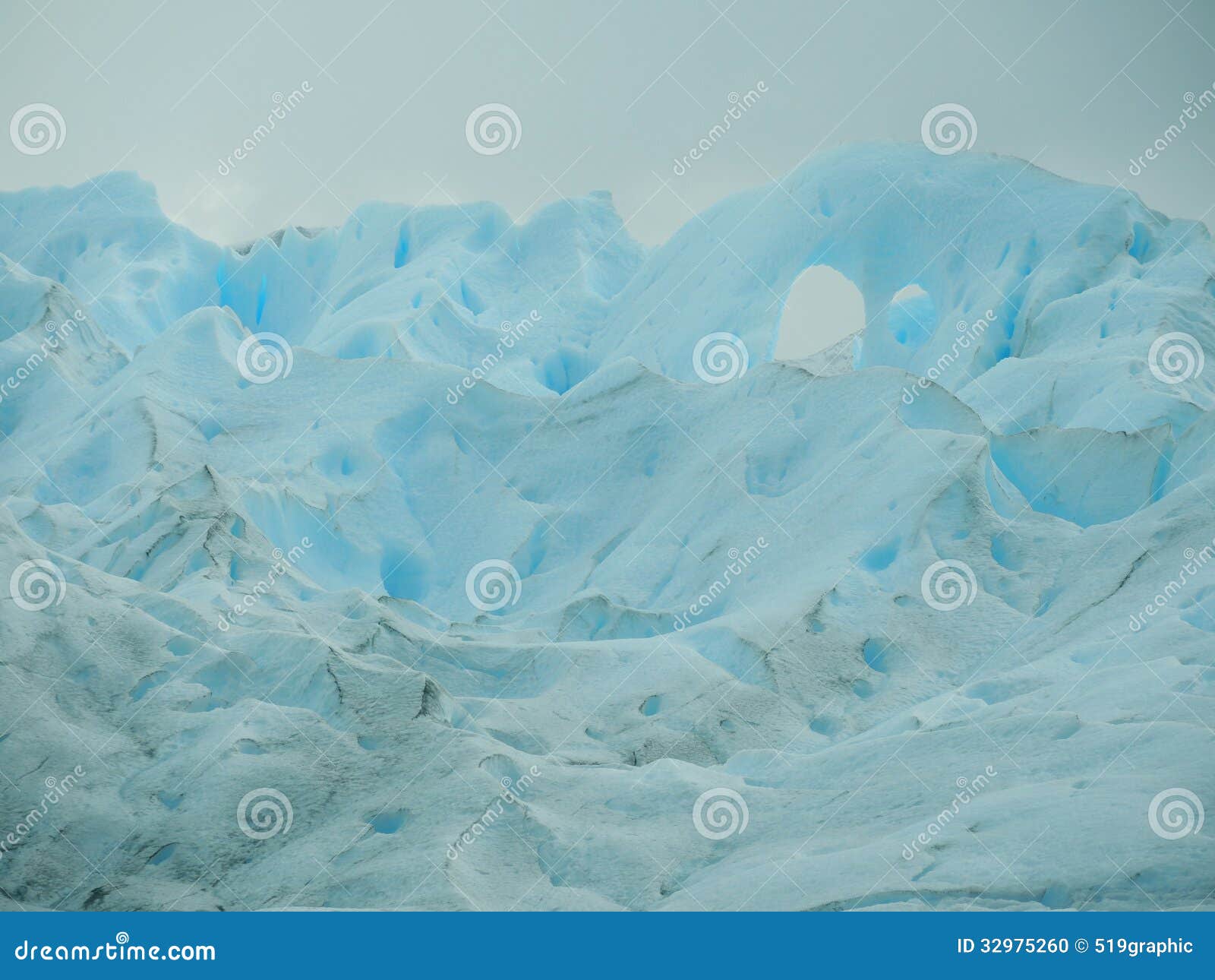 Blue ice castle stock photo. Image of landscape, beauty - 32975260