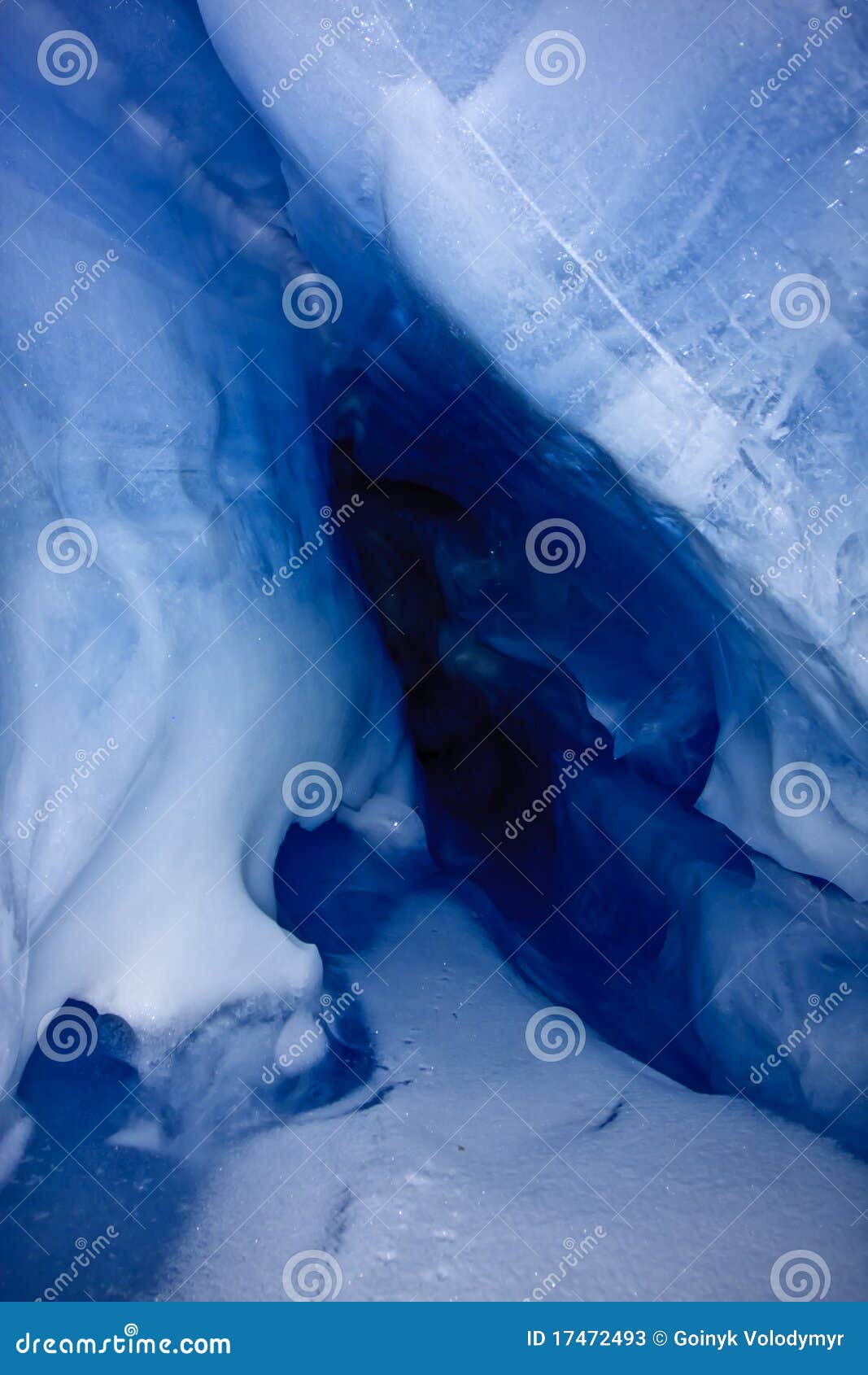 Blue Ice cave stock image. Image of color, beauty, frost - 17472493