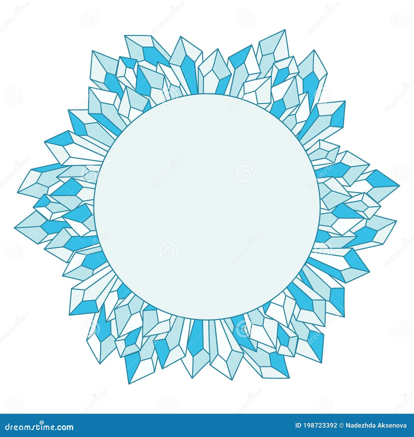 Ice Crystals Illustration Stock Illustrations – 4,310 Ice Crystals ...