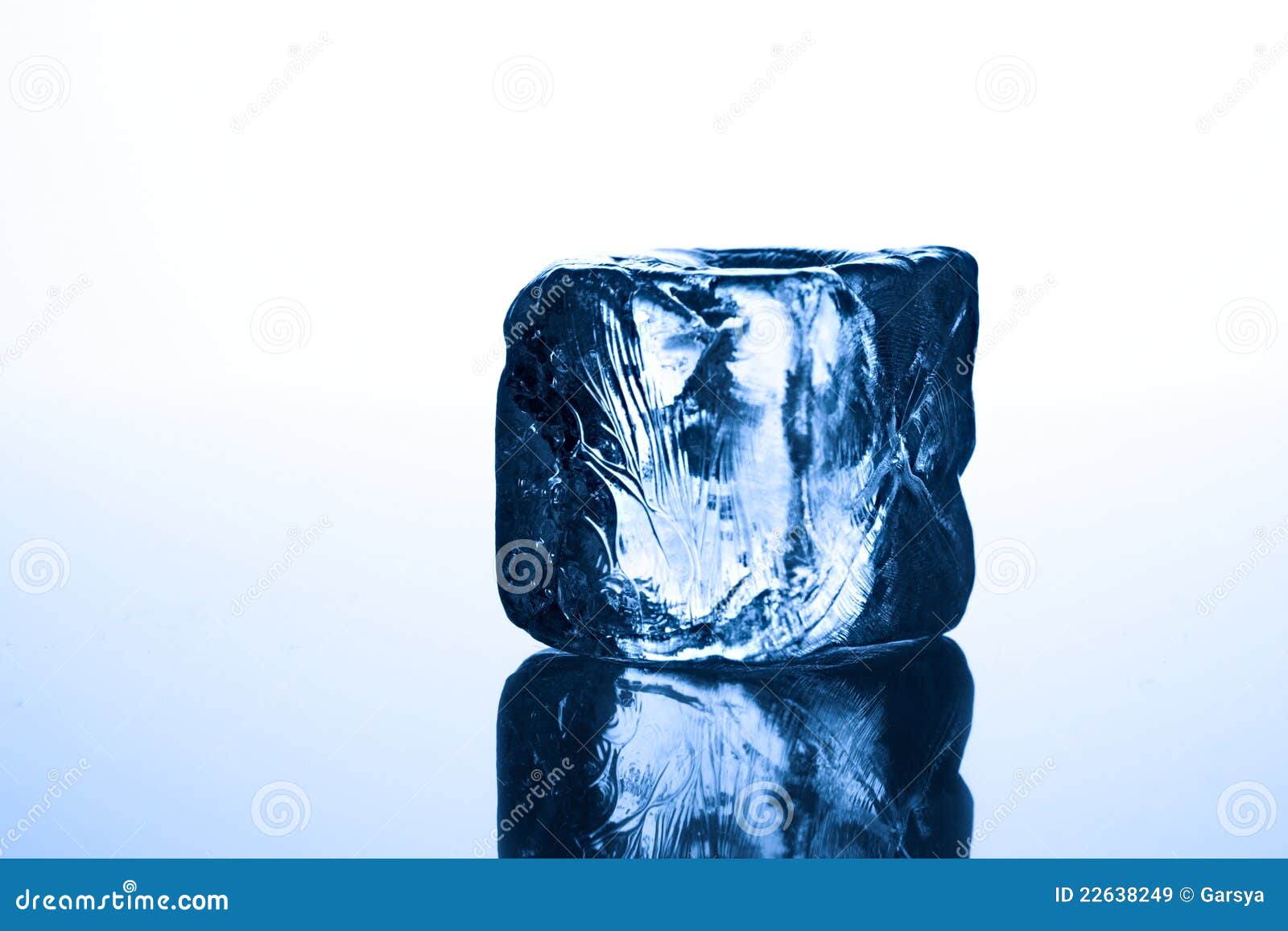 Blue ice cube stock image. Image of refrigerate, crystal - 22638249