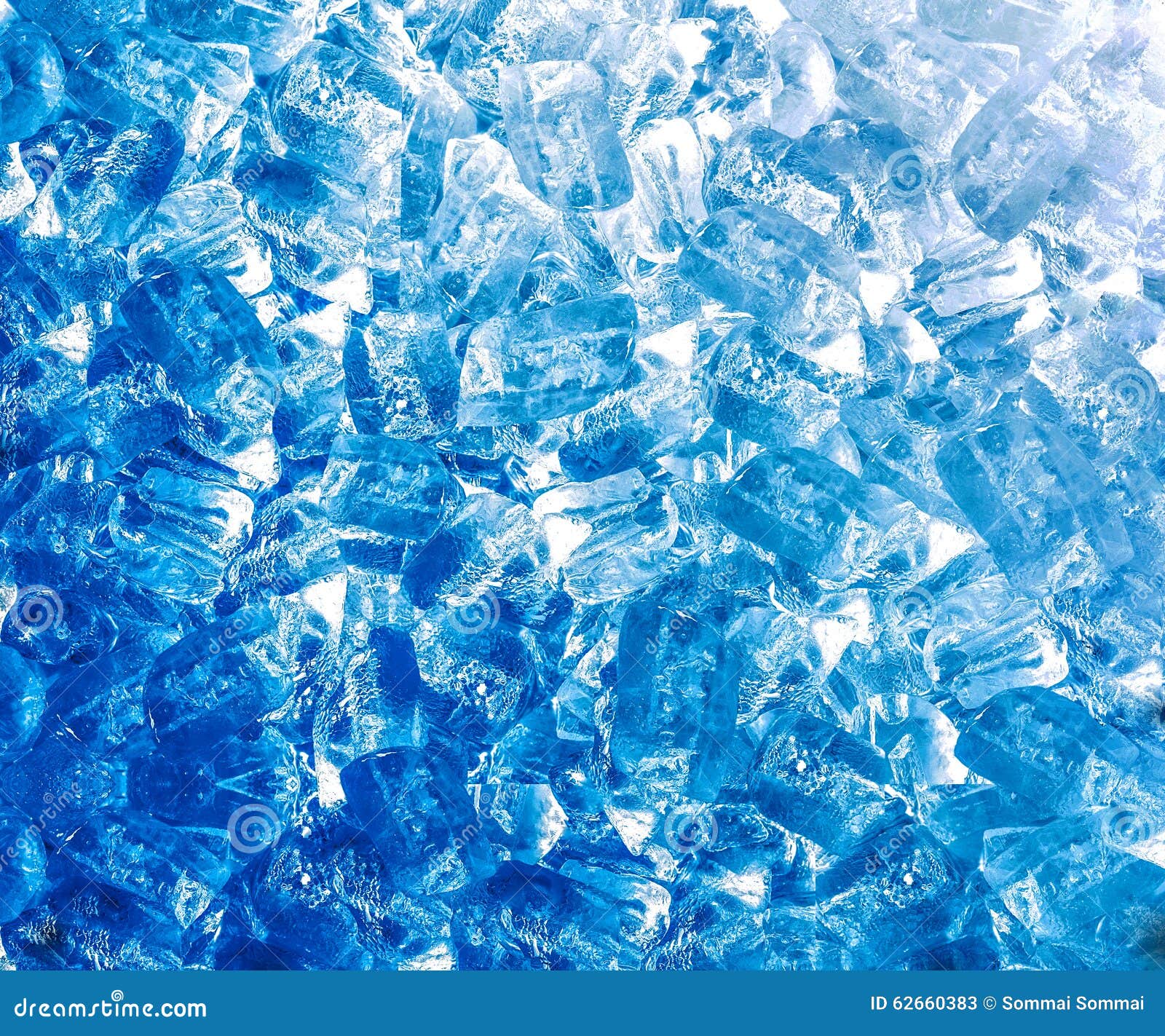 Blue ice cubes stock image. Image of cubes, healthy, arctic - 62660383