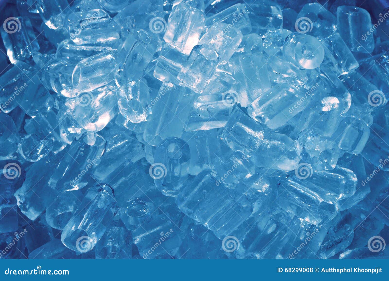 Blue ice cubes stock photo. Image of abstract, drink - 68299008