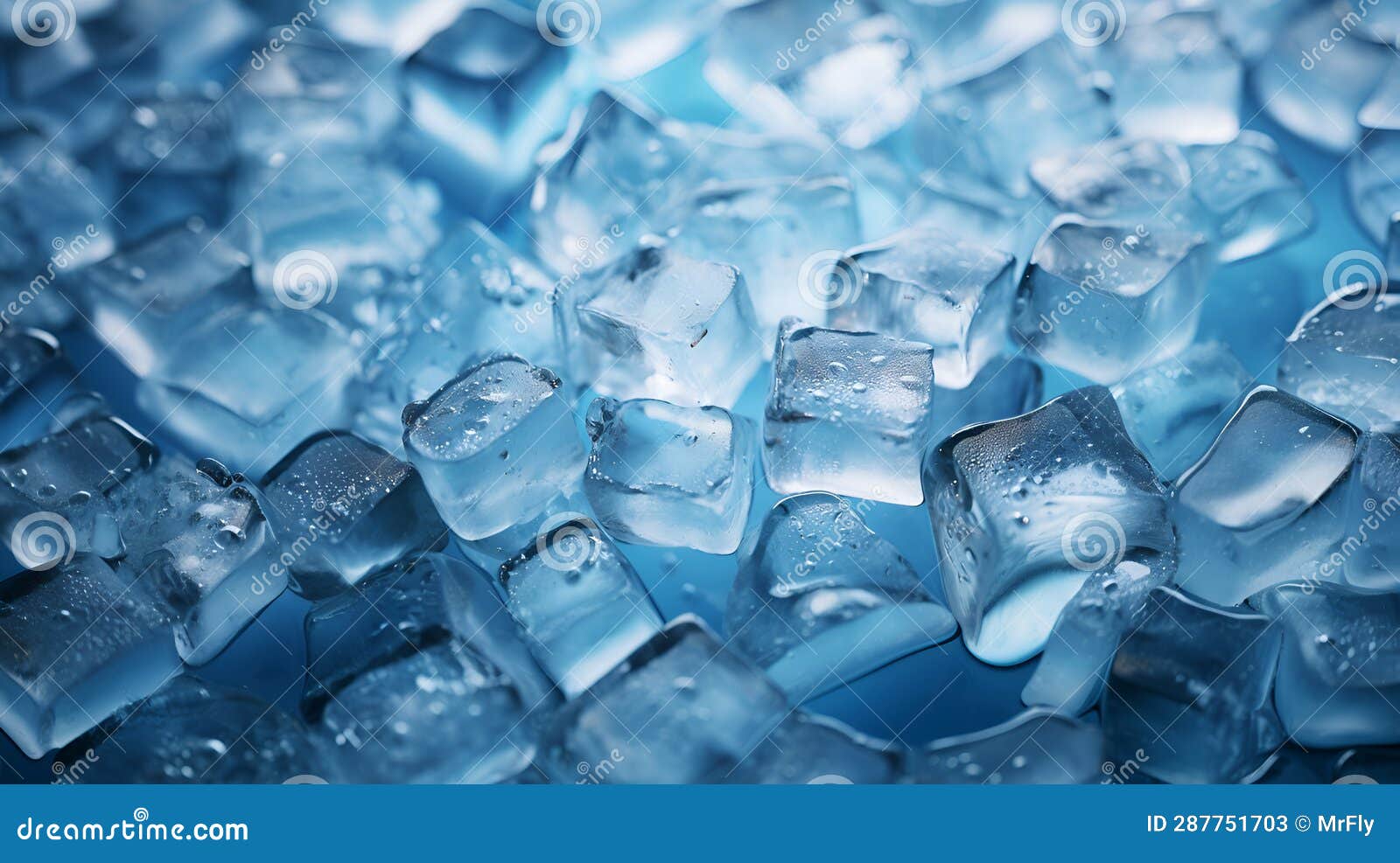 Blue ice cubes stock illustration. Illustration of cubes - 287751703