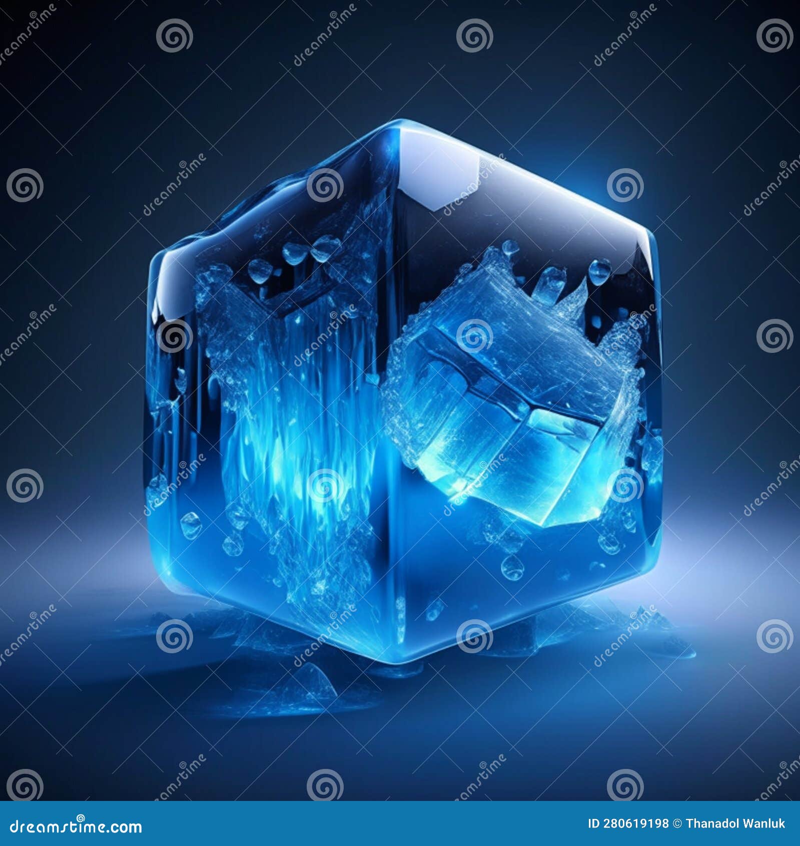 Blue Ice Cubes Can Be a Fun and Visually Appealing Addition To Drinks ...