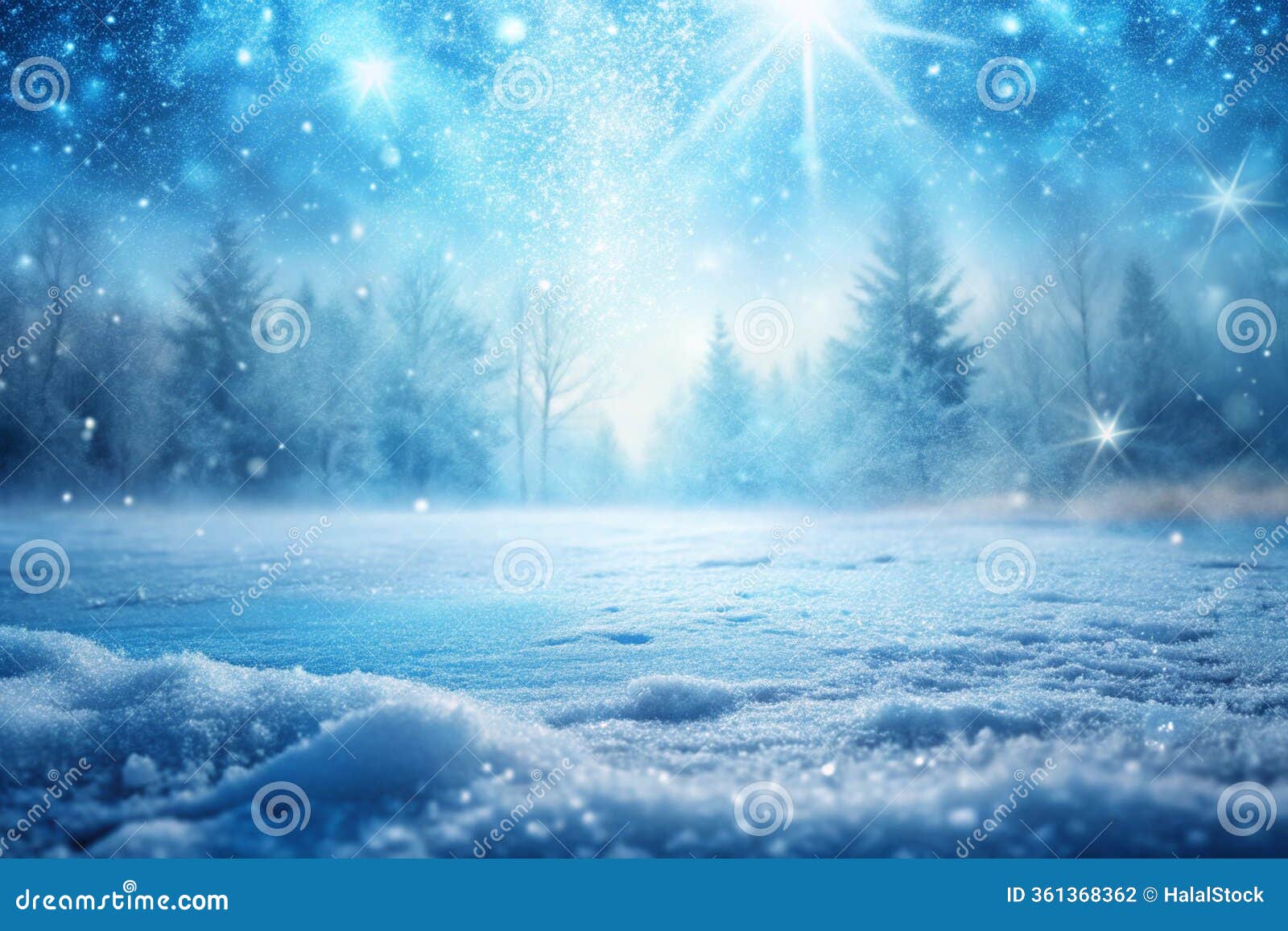 Blue Ice Floor Texture with Snow and Mist Winter Background Stock ...