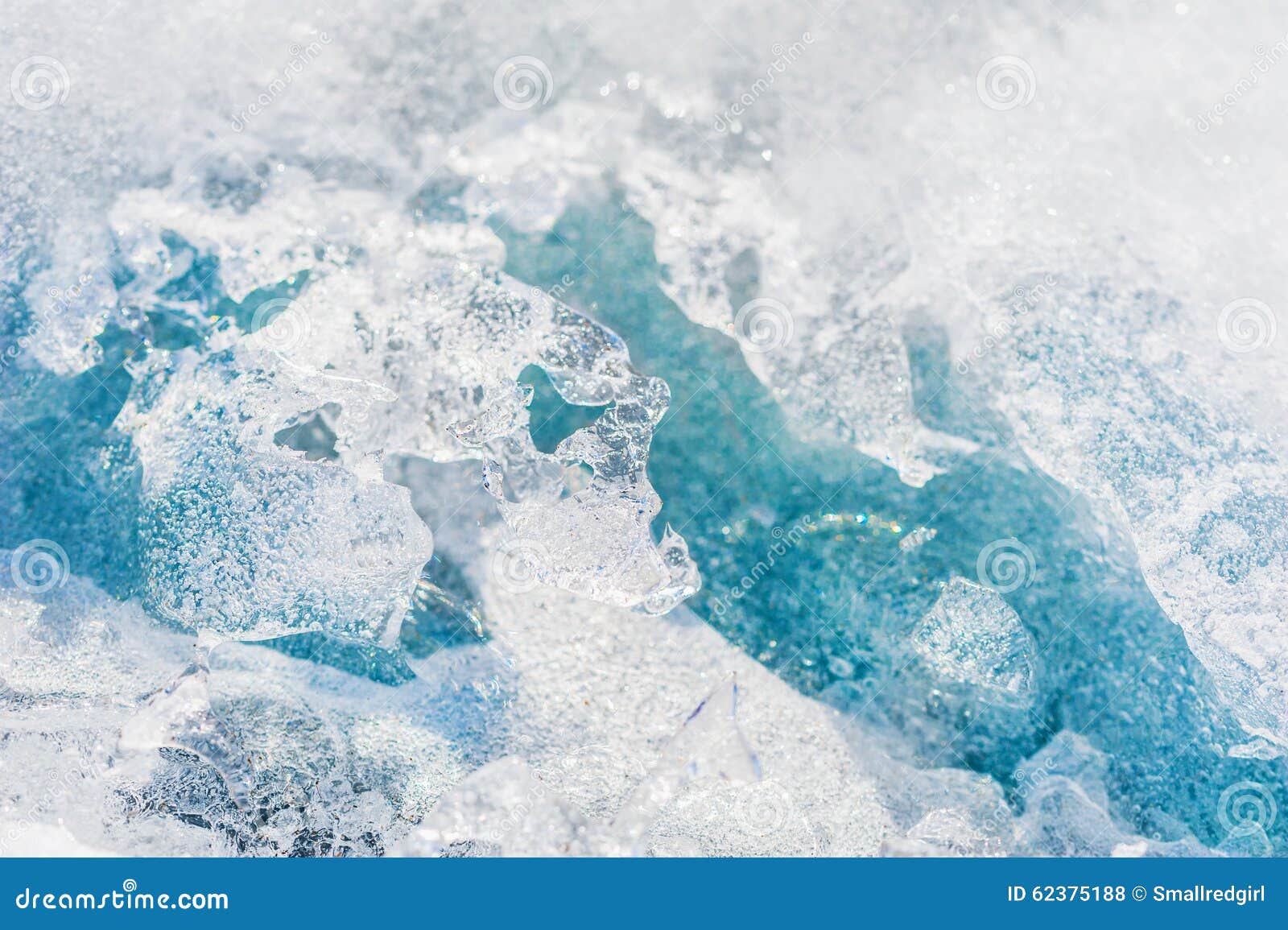 Blue Ice on the Frozen Lake Stock Photo - Image of blur, freeze: 62375188