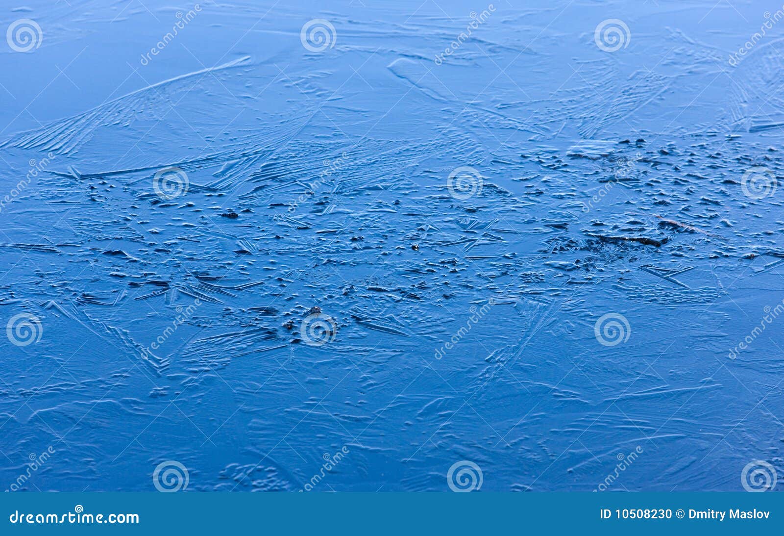 Blue ice on lake stock photo. Image of abstract, vibrant - 10508230