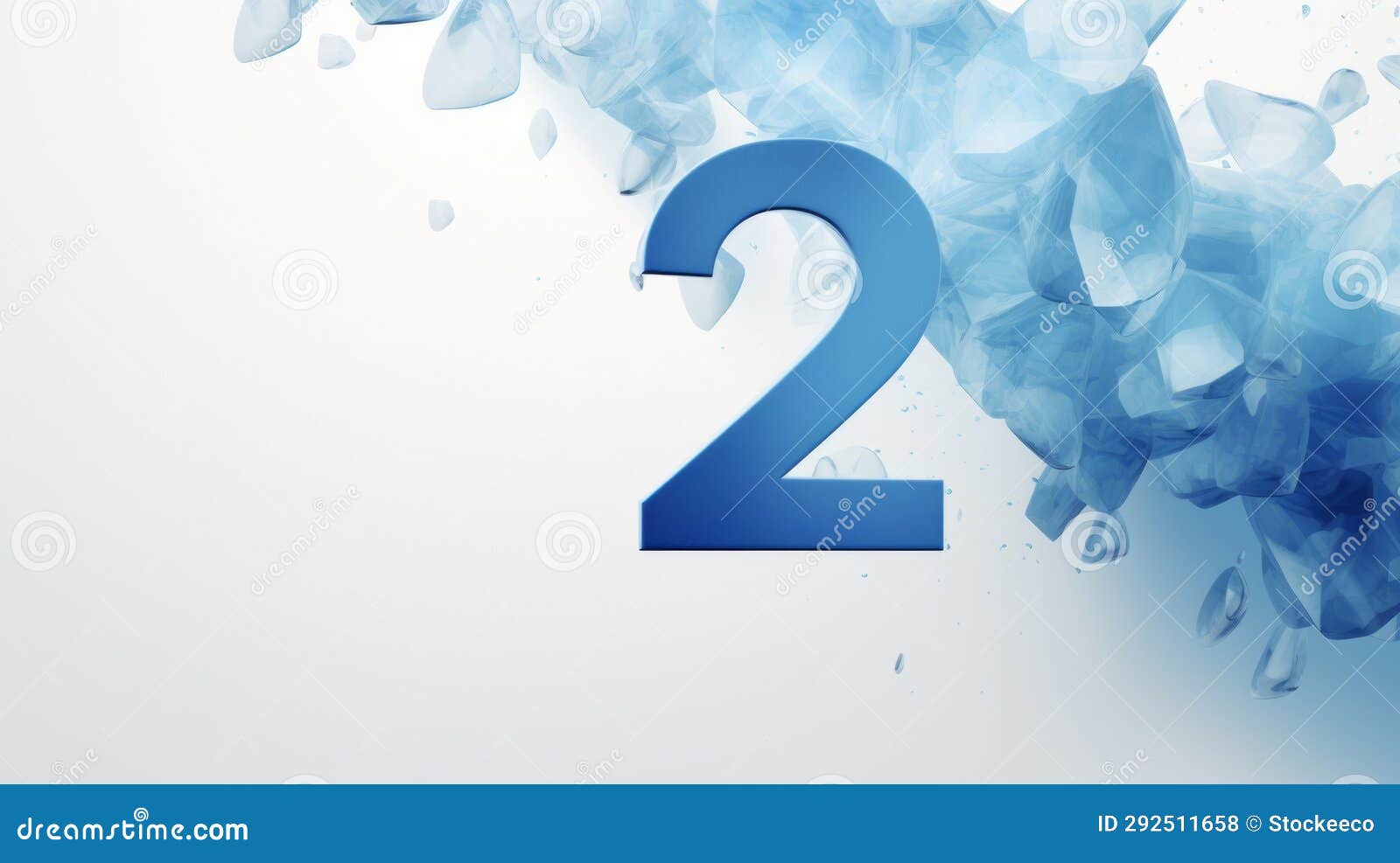 Blue Ice Number 2: Distinctive Typography and Hyper-realistic Design ...