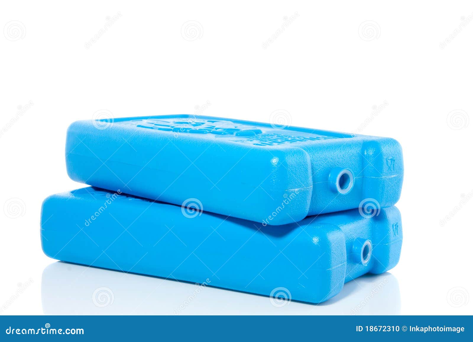 Blue ice packs stock photo. Image of equipment, drinks - 18672310