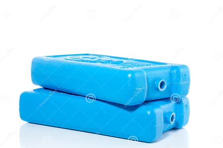 Blue ice packs stock photo. Image of equipment, drinks - 18672310