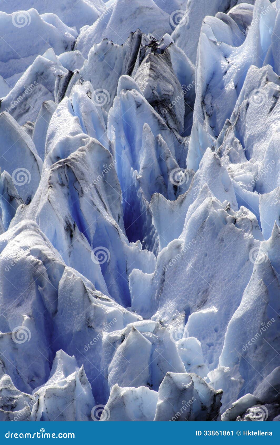 Blue Ice stock image. Image of tourism, chugach, forest - 33861861