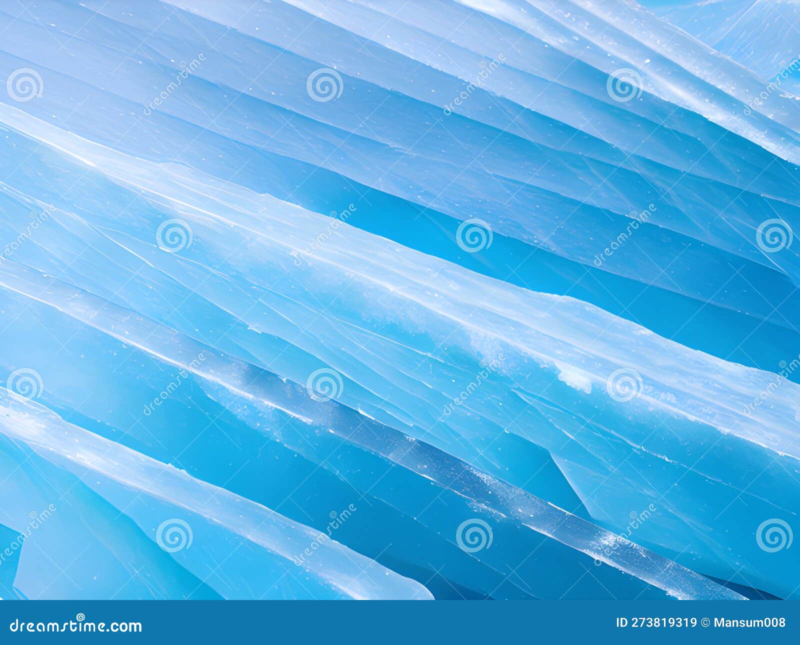 Blue Ice Texture Background , Ai Generated Stock Illustration ...