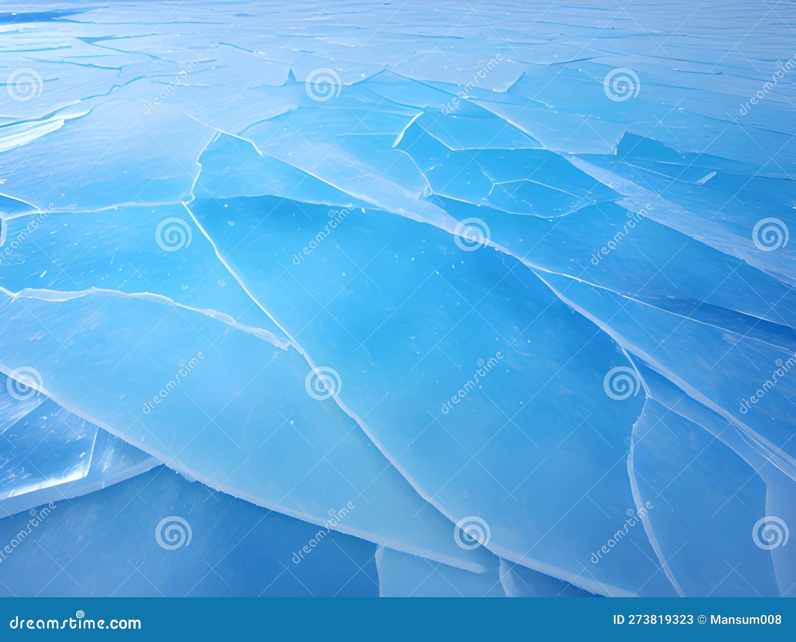Blue Ice Texture Background , Ai Generated Stock Illustration ...