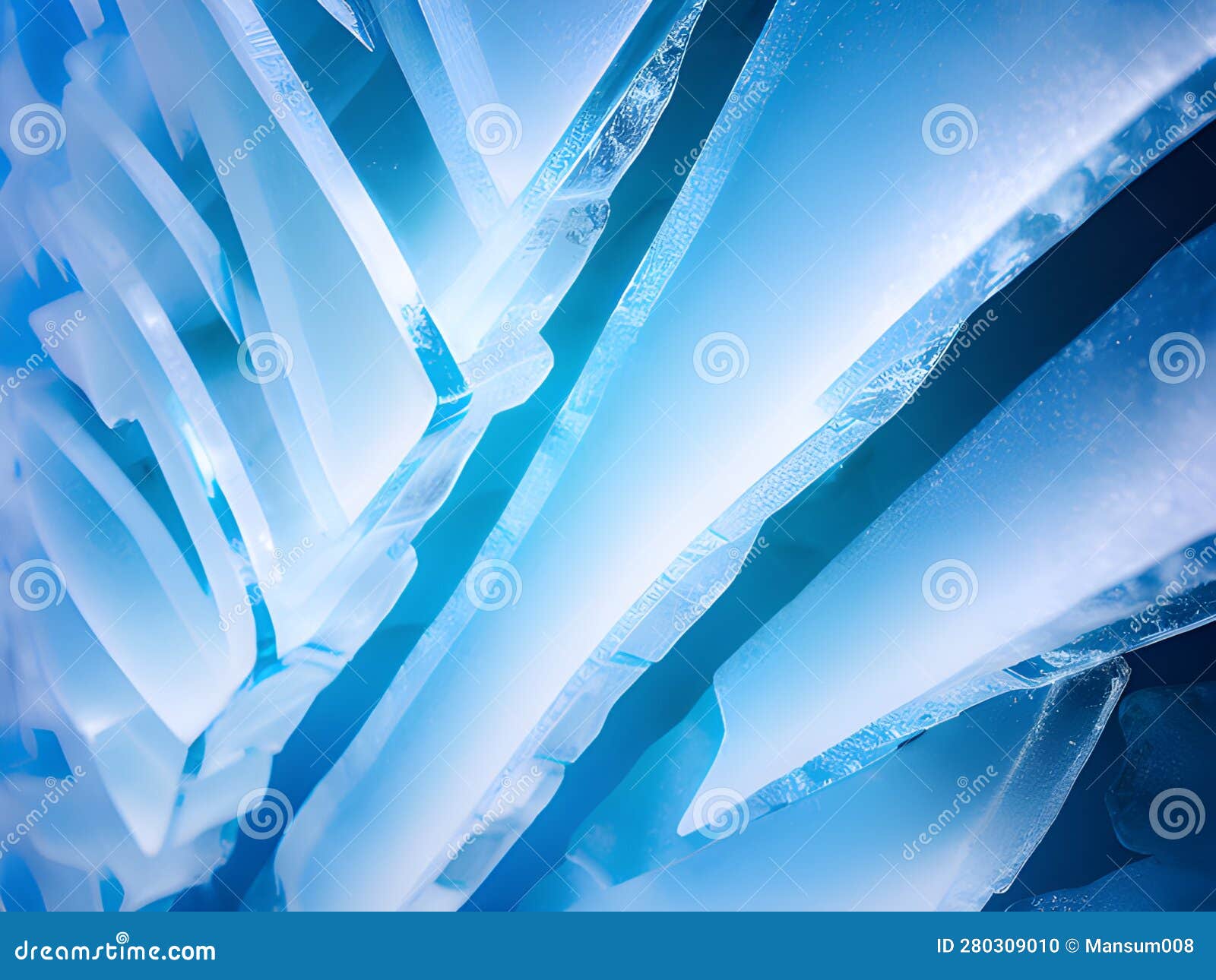 Blue Ice Texture Background Illustration, Ai Generated Stock ...