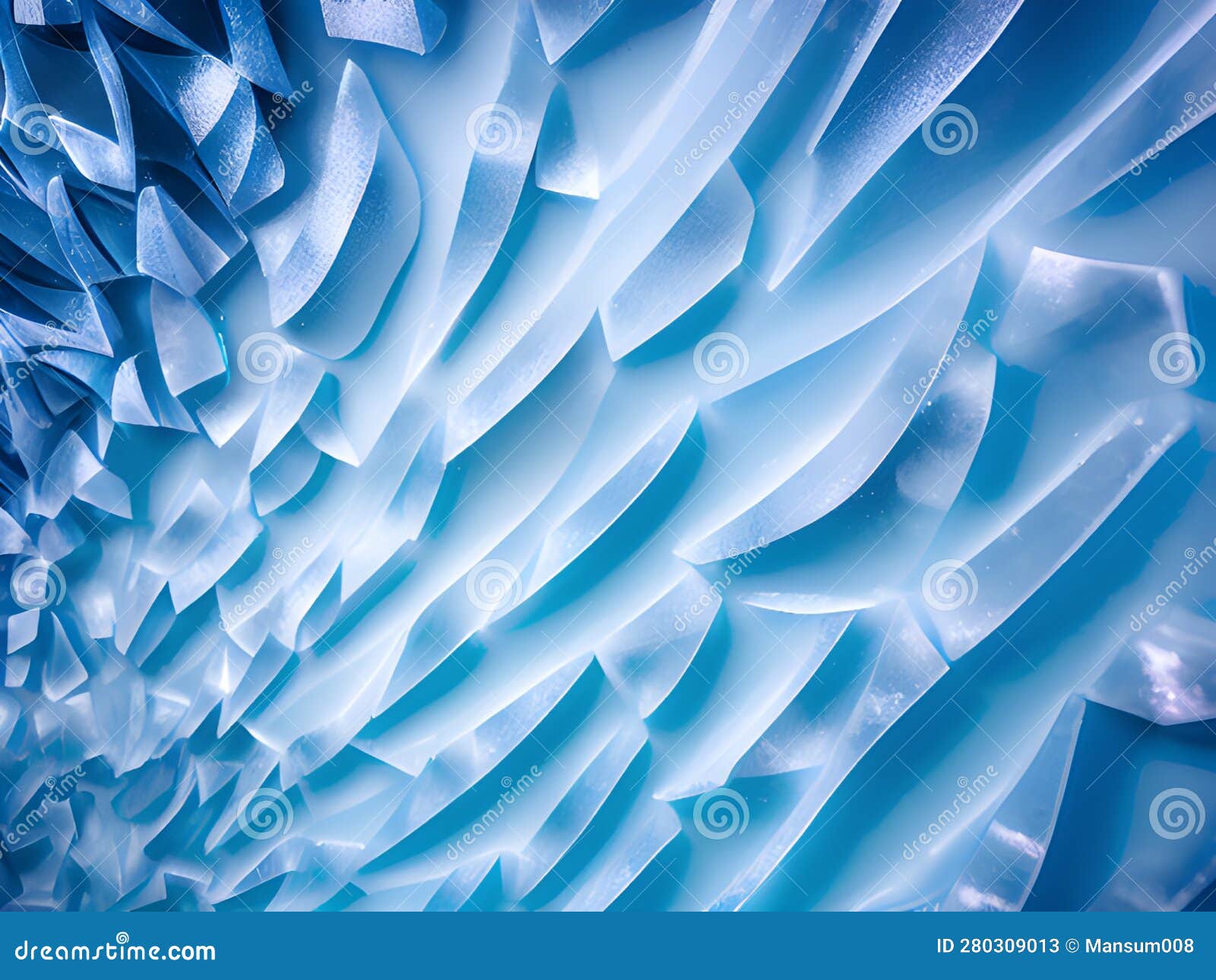 Blue Ice Texture Background Illustration, Ai Generated Stock ...