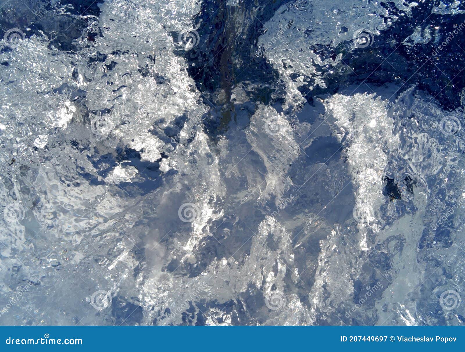 Blue ice texture stock image. Image of abstract, effect - 207449697