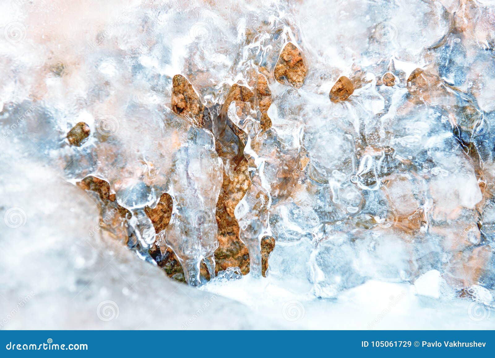 Blue ice texture on a rock stock image. Image of light - 105061729