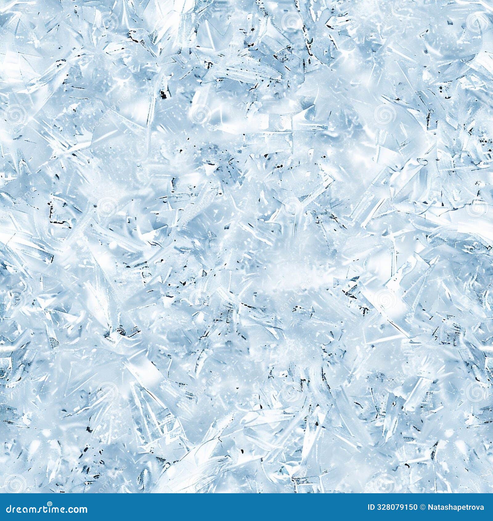 Blue Ice Texture Seamless Pattern Stock Illustration - Illustration of ...