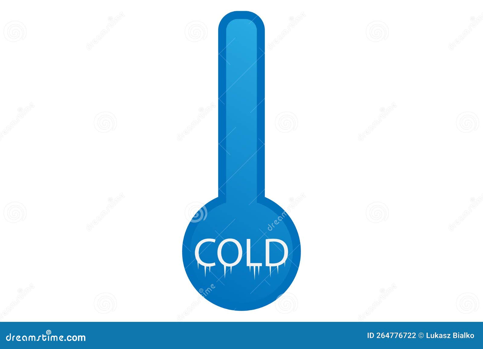 Thermometer With Minimum And Maximum Temperature Icon For Weather ...