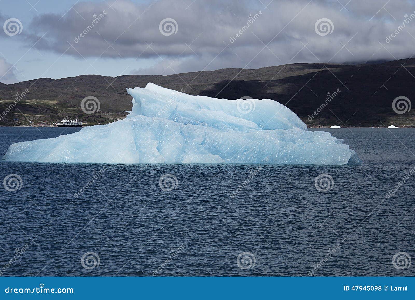 Blue iceberg stock photo. Image of nature, iceberg, journey - 47945098