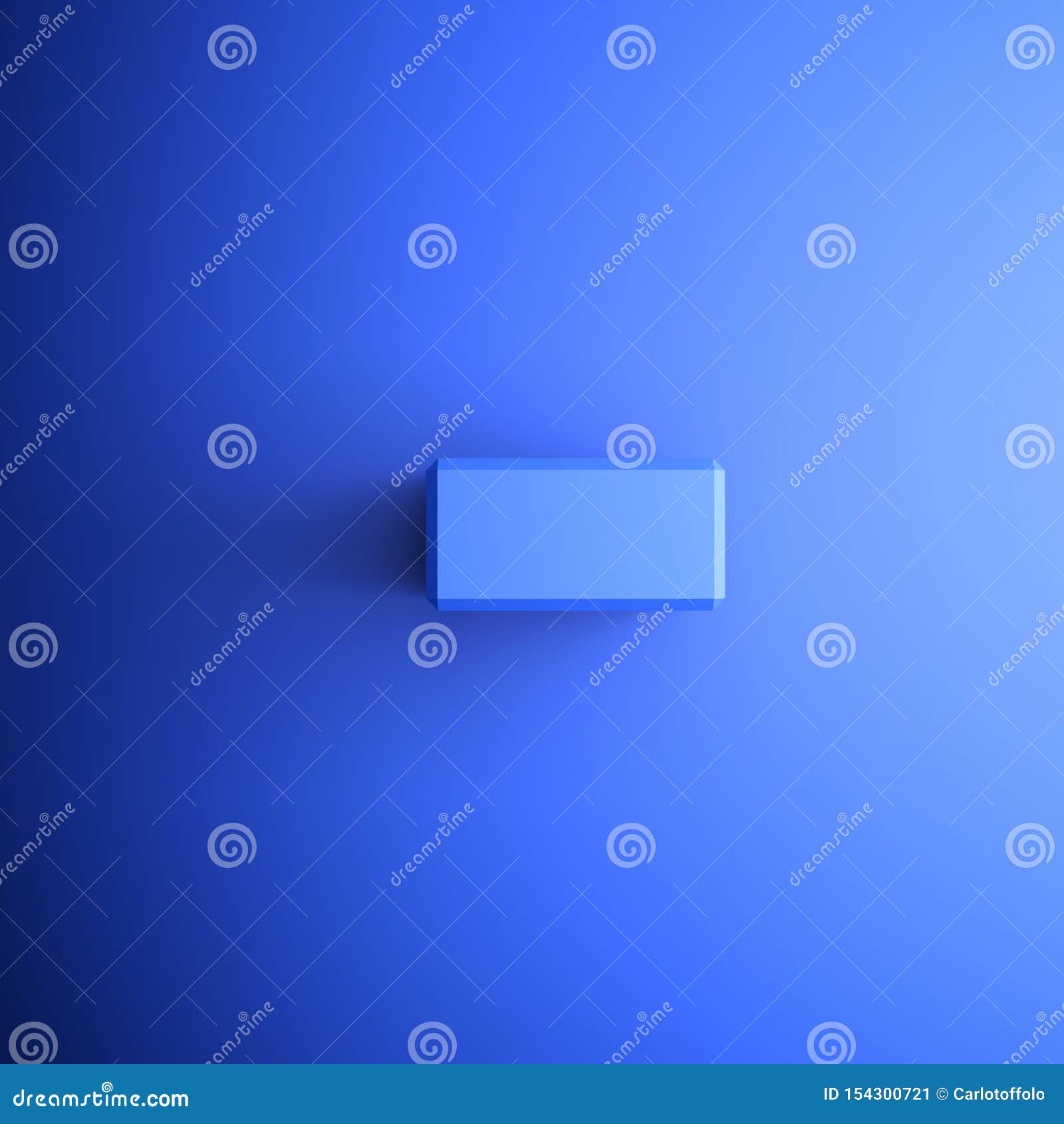 Blue Icon for Minus Sign - 3D Rendering Illustration Stock Illustration ...