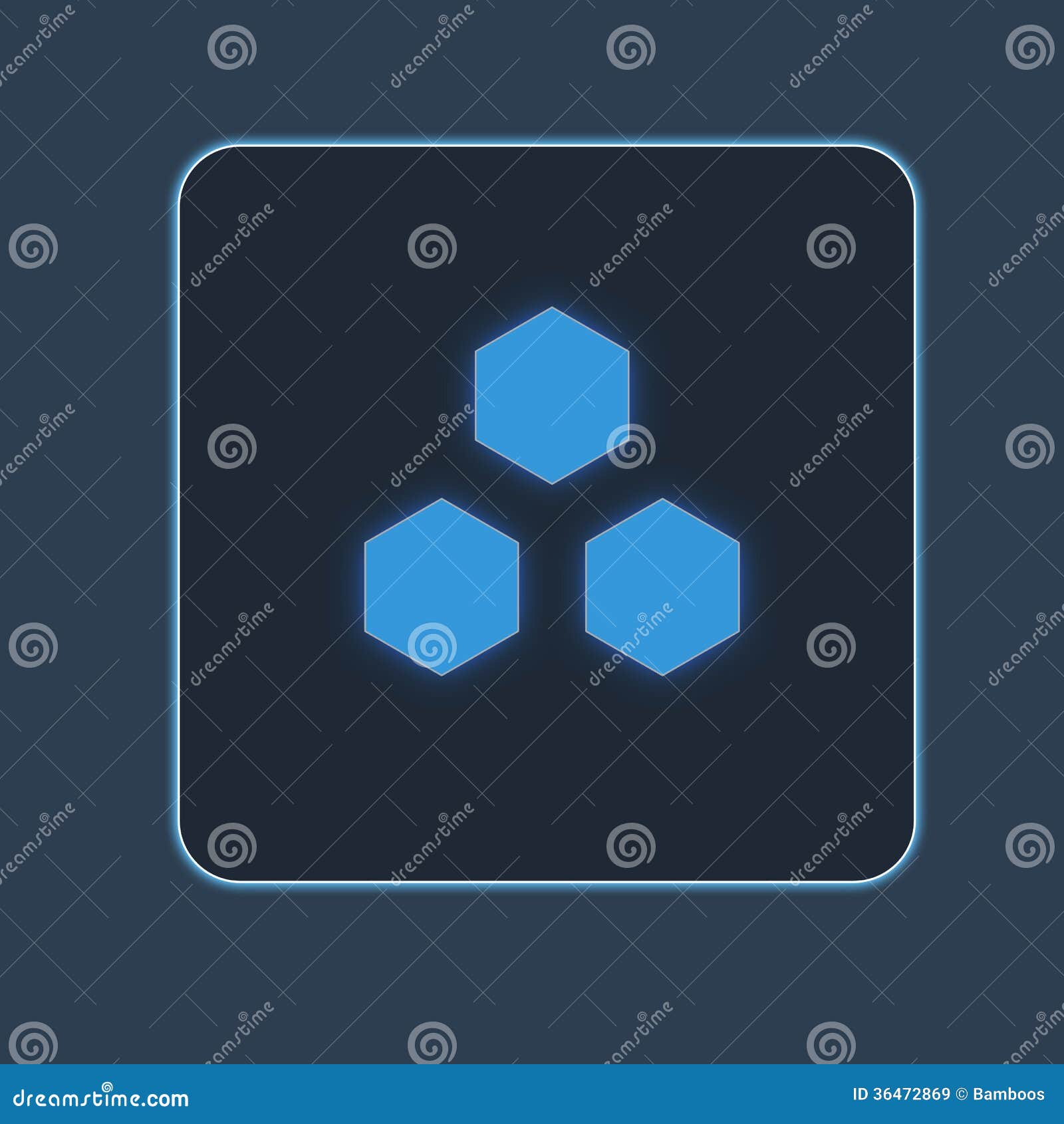 Blue icon stock illustration. Illustration of dots, blue - 36472869