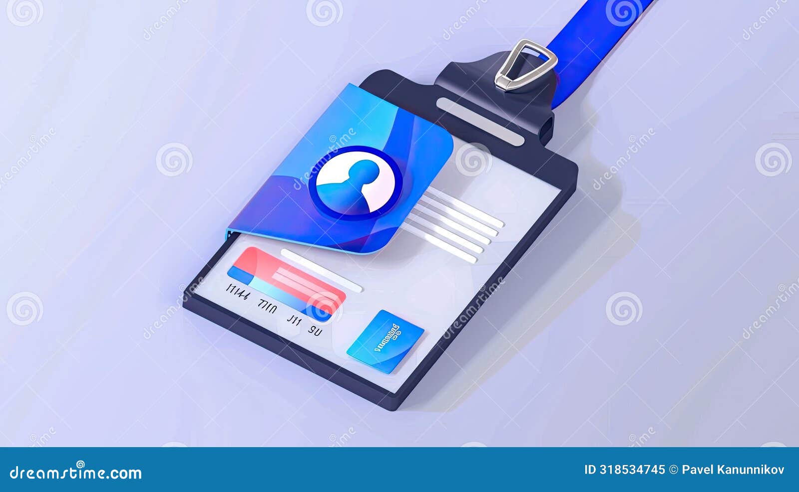 Azure Access Pass: Access Granted Stock Image - Image of identification ...