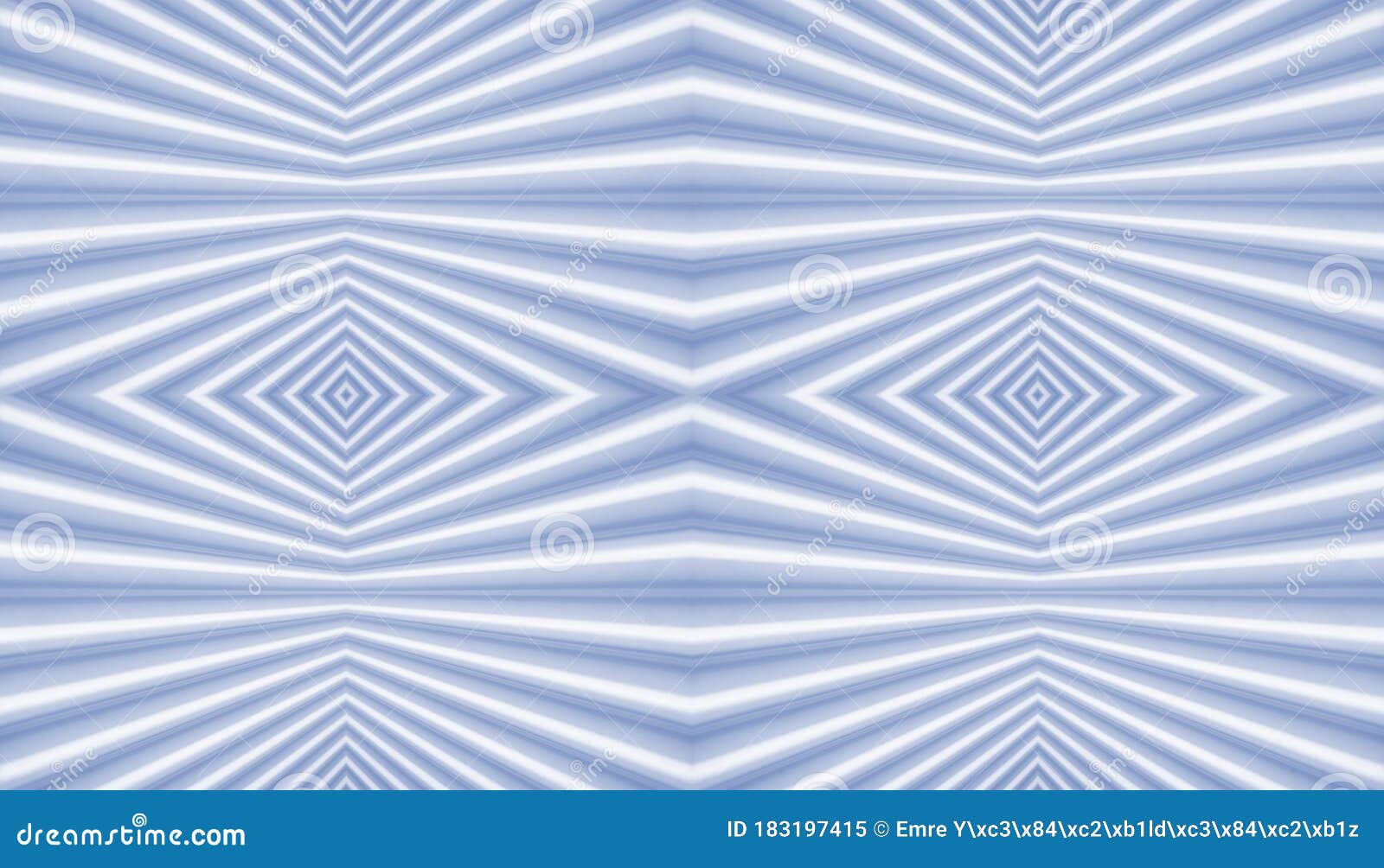Blue Geometric Illusion Abstract Background Stock Image - Image of ...