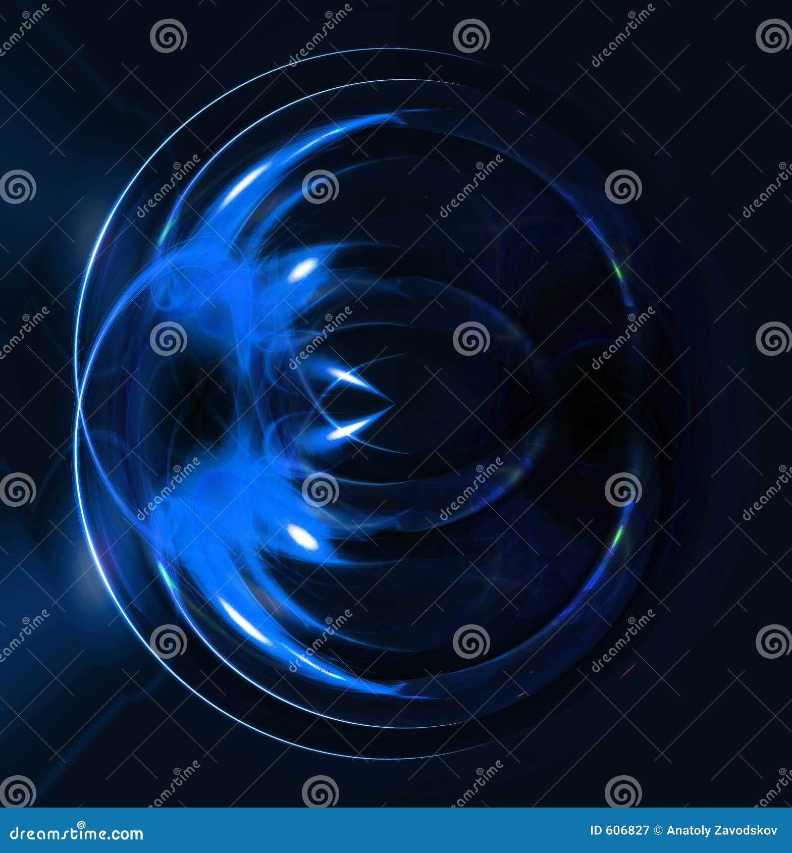 Blue imagination stock illustration. Illustration of computer - 606827