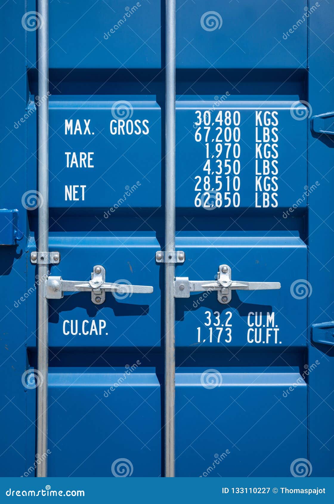 Blue Industrial Pipelines With Valves On White Background. Digital ...