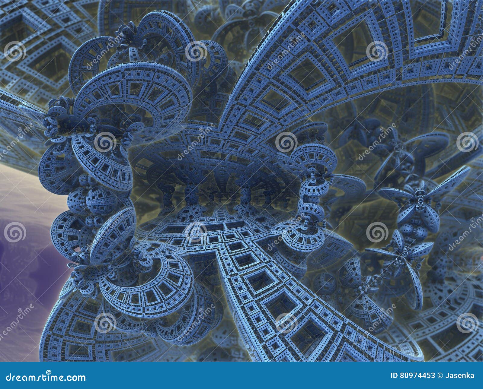 Alien Fractal Structure Royalty-Free Stock Image | CartoonDealer.com ...