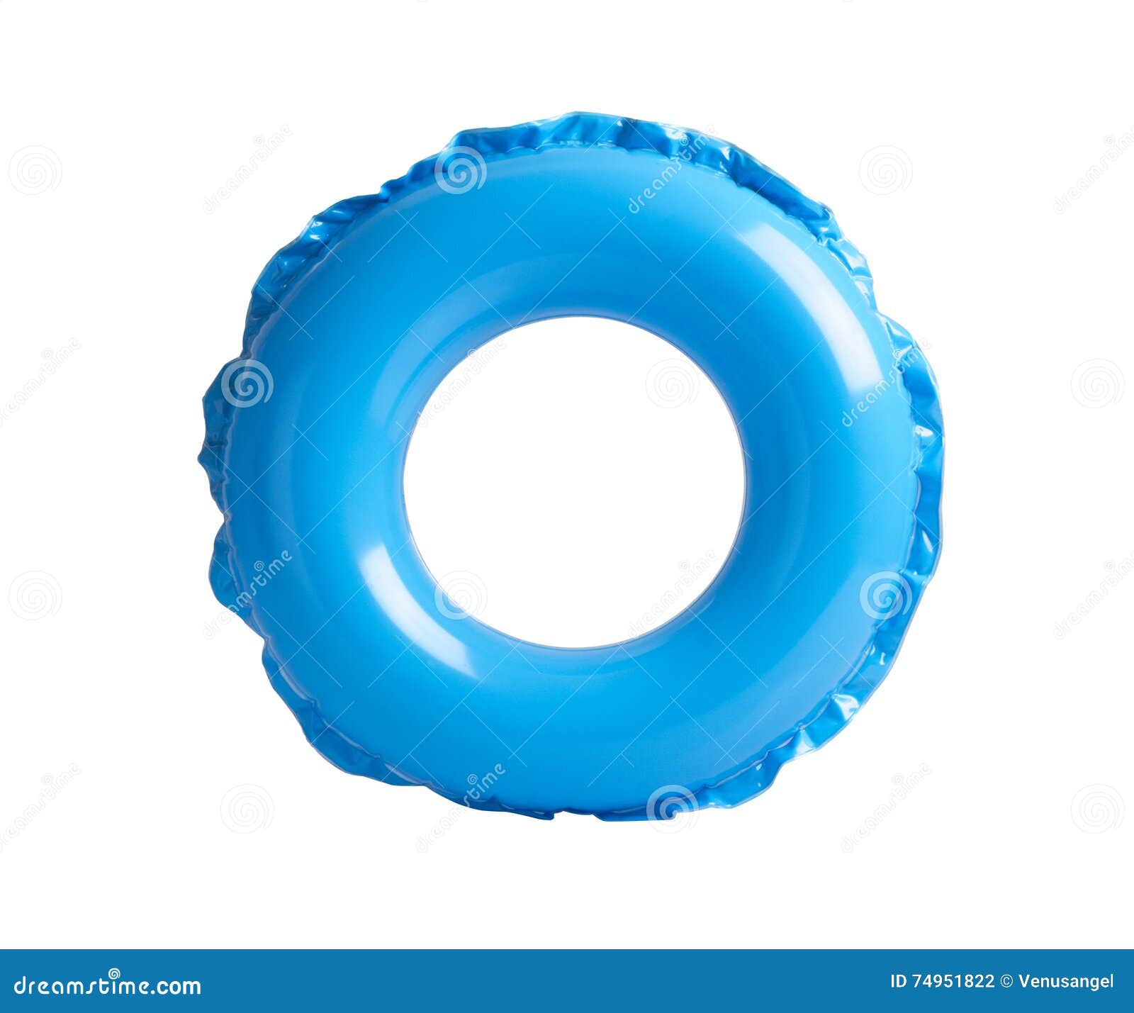 Blue inflatable circle stock photo. Image of balloon - 74951822