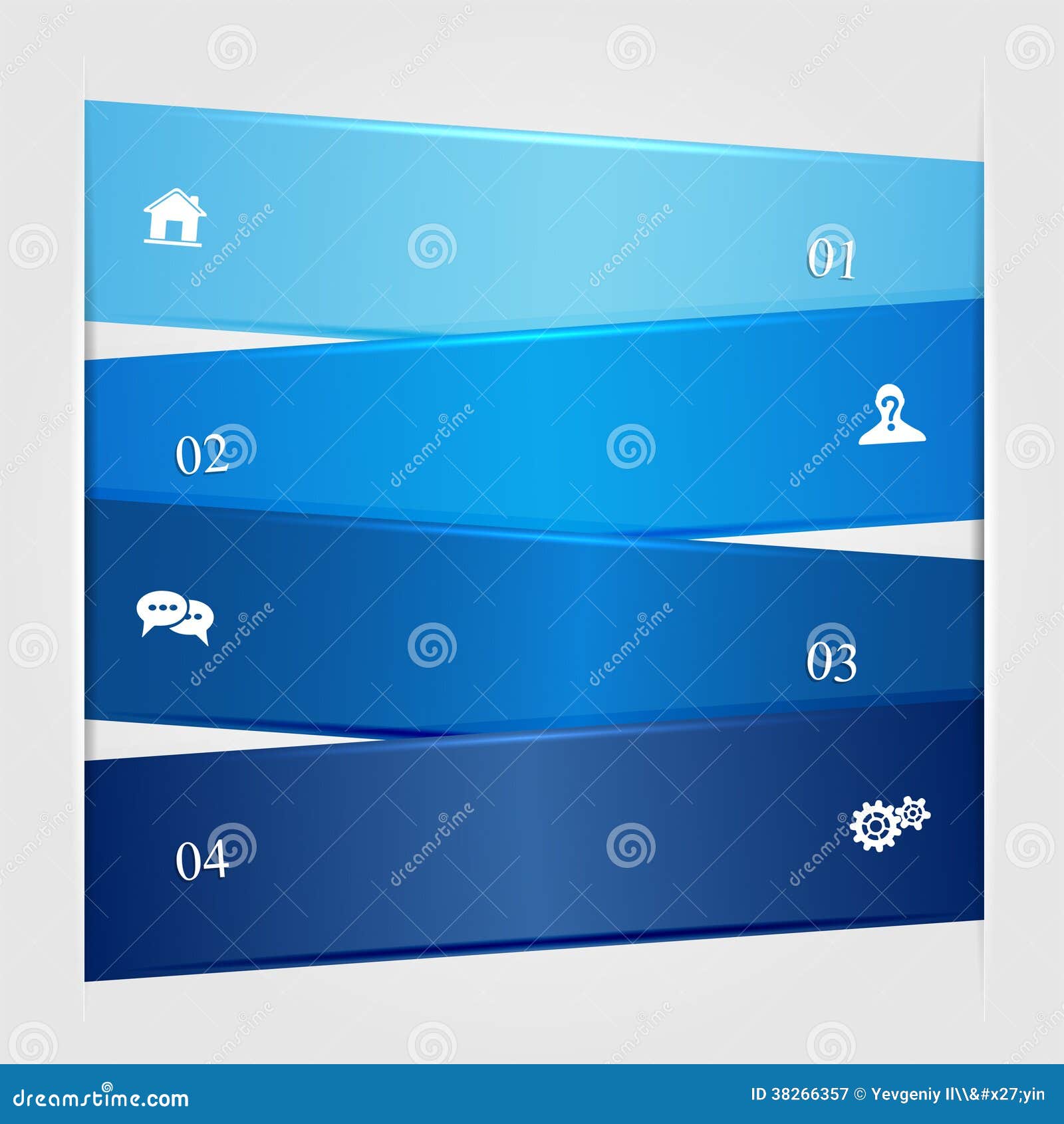 Blue infographics stock vector. Illustration of icon - 38266357
