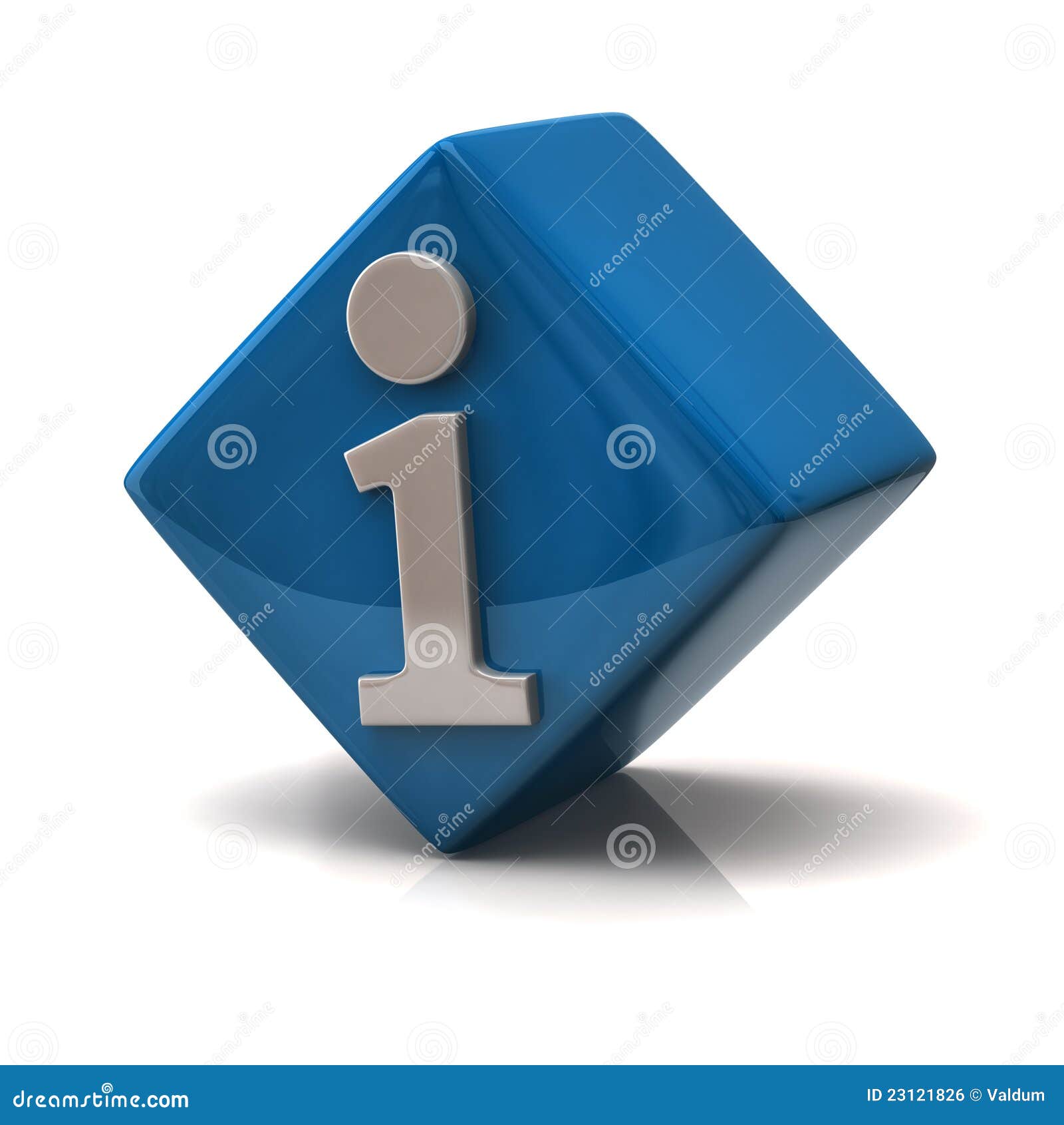 Blue information Icon stock illustration. Illustration of idea - 23121826