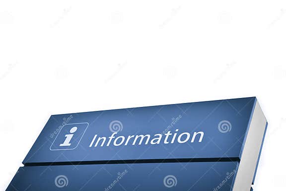 Blue information sign stock image. Image of tourism, ideas - 56695827