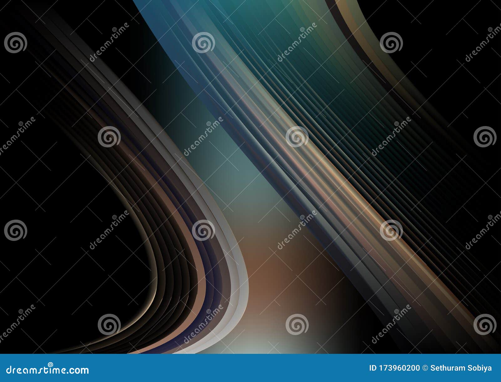 Blue Infrastructure Dynamic Background Vector Illustration Design Stock ...