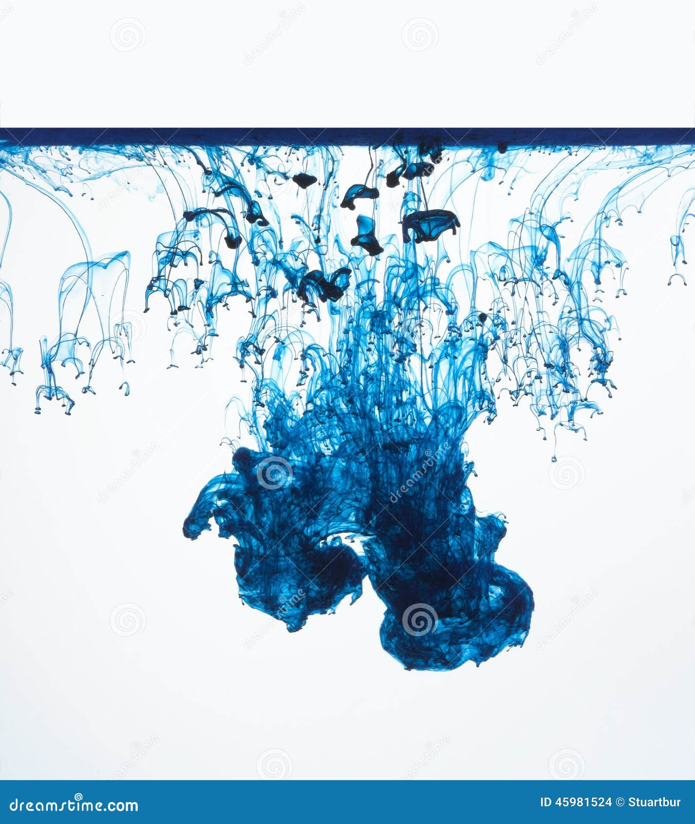 Blue ink stock photo. Image of multi, effects, design - 45981524