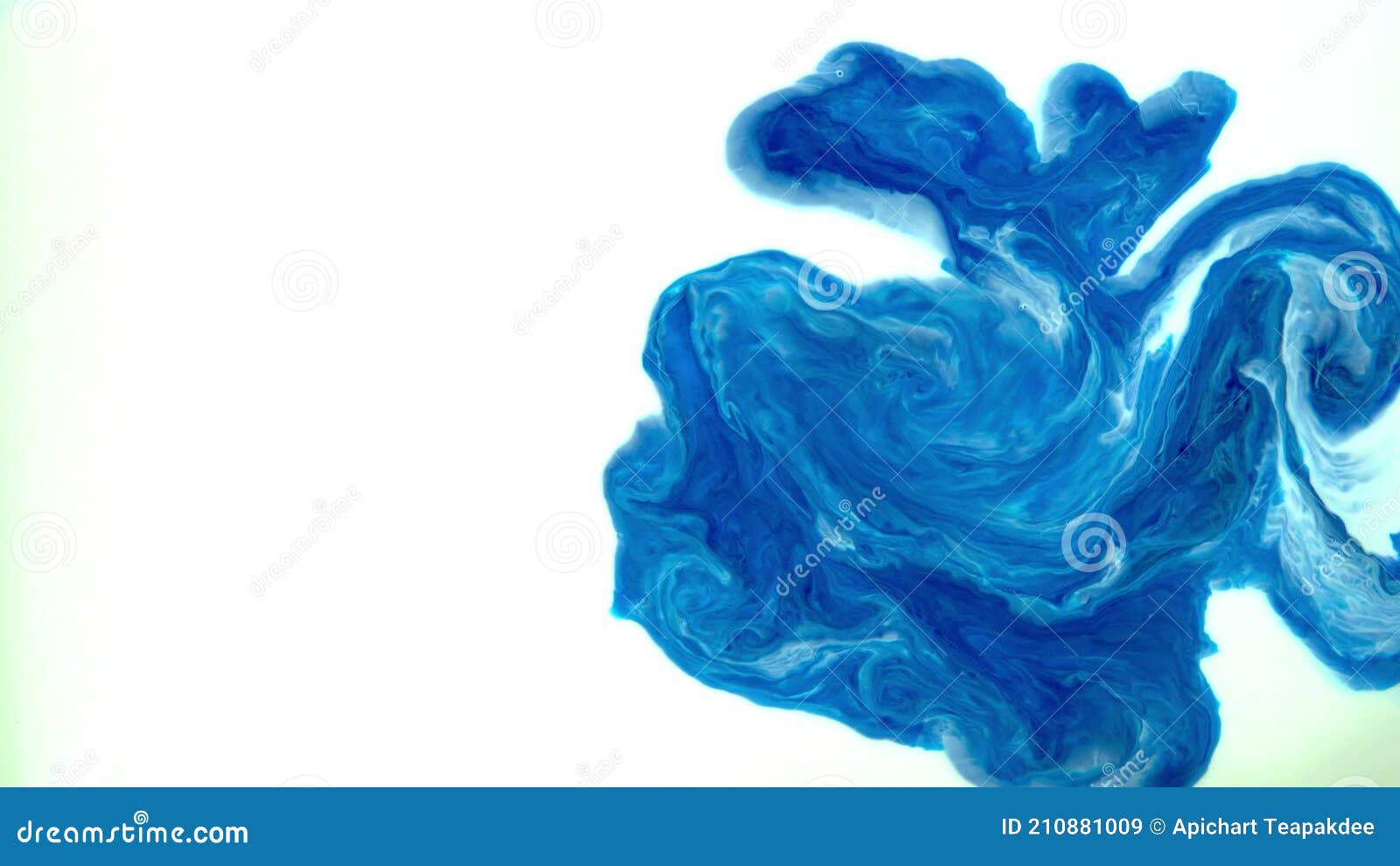 Blue Ink Pattern is Spreading Stock Video - Video of blue, acrylic ...