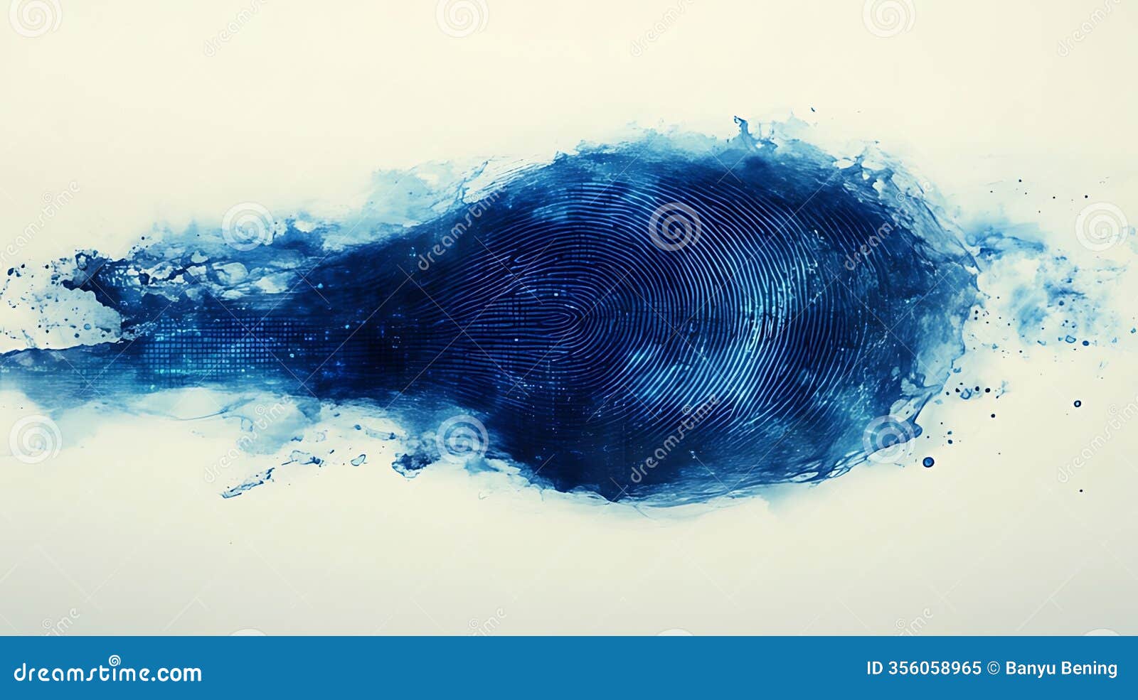 Blue Ink Splash, Abstract Art, White Background, Design Element Stock ...