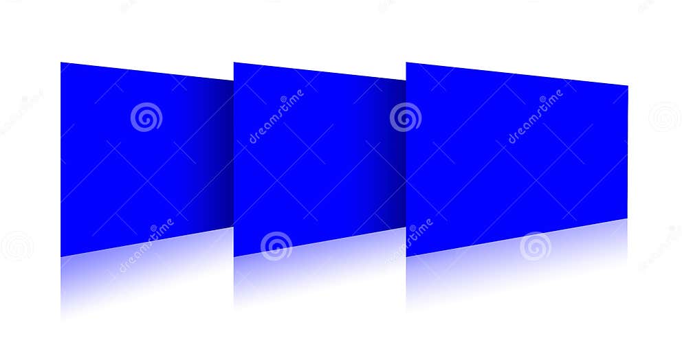 Blue Insert Report or Screenshoot Blank Template for Presentation ...