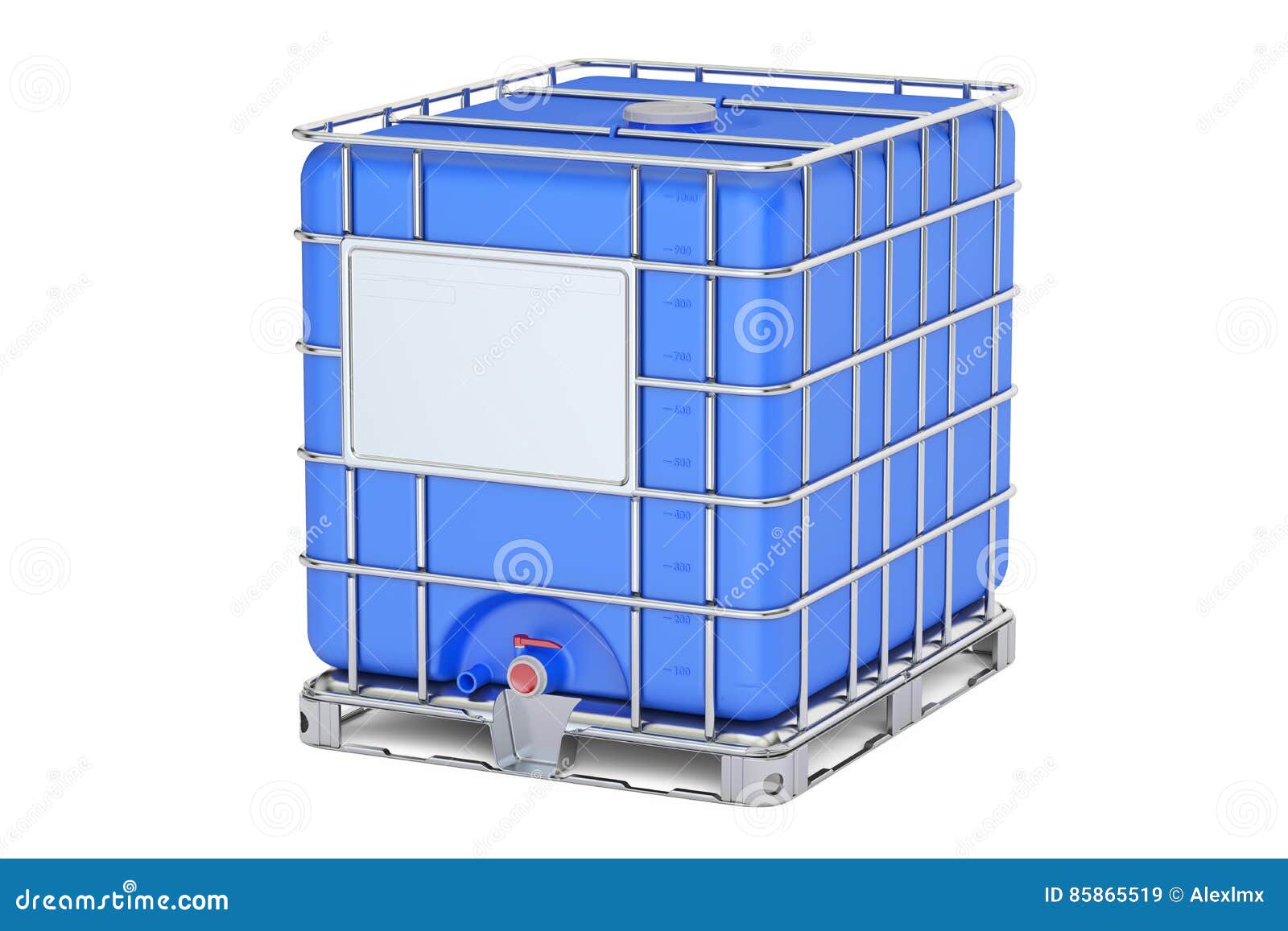 IBC Intermediate Bulk Container Tank For Liquids Fluid Water Storage ...