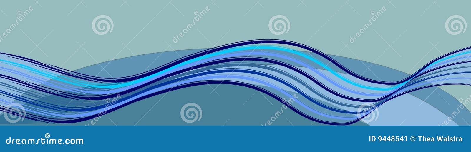 Blue internet waves stock illustration. Illustration of abstract - 9448541