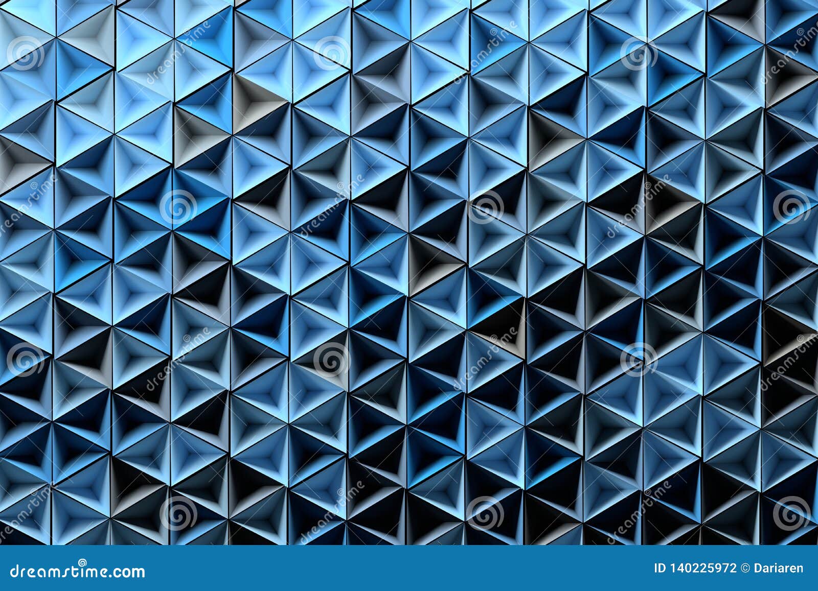 Blue inverted pyramids stock illustration. Illustration of cool - 140225972