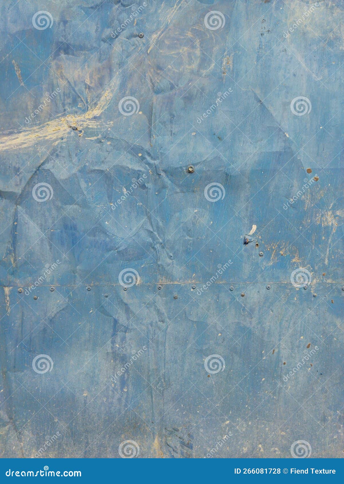 Blue Iron Plate Texture, Blue Fading Paint on Steel Gate Background ...
