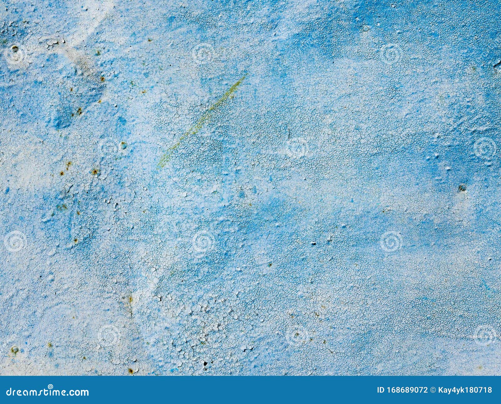 Blue Iron with Rust. Blue Rusty Metal Texture Background Stock Photo ...