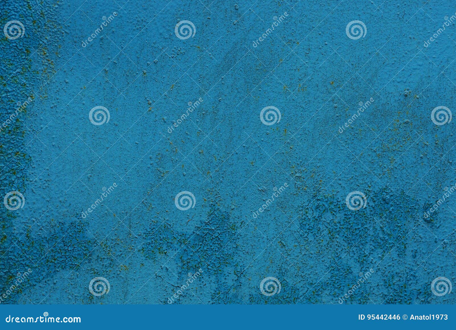 Blue Iron Texture from an Old Metal Fence Wall Stock Photo - Image of ...