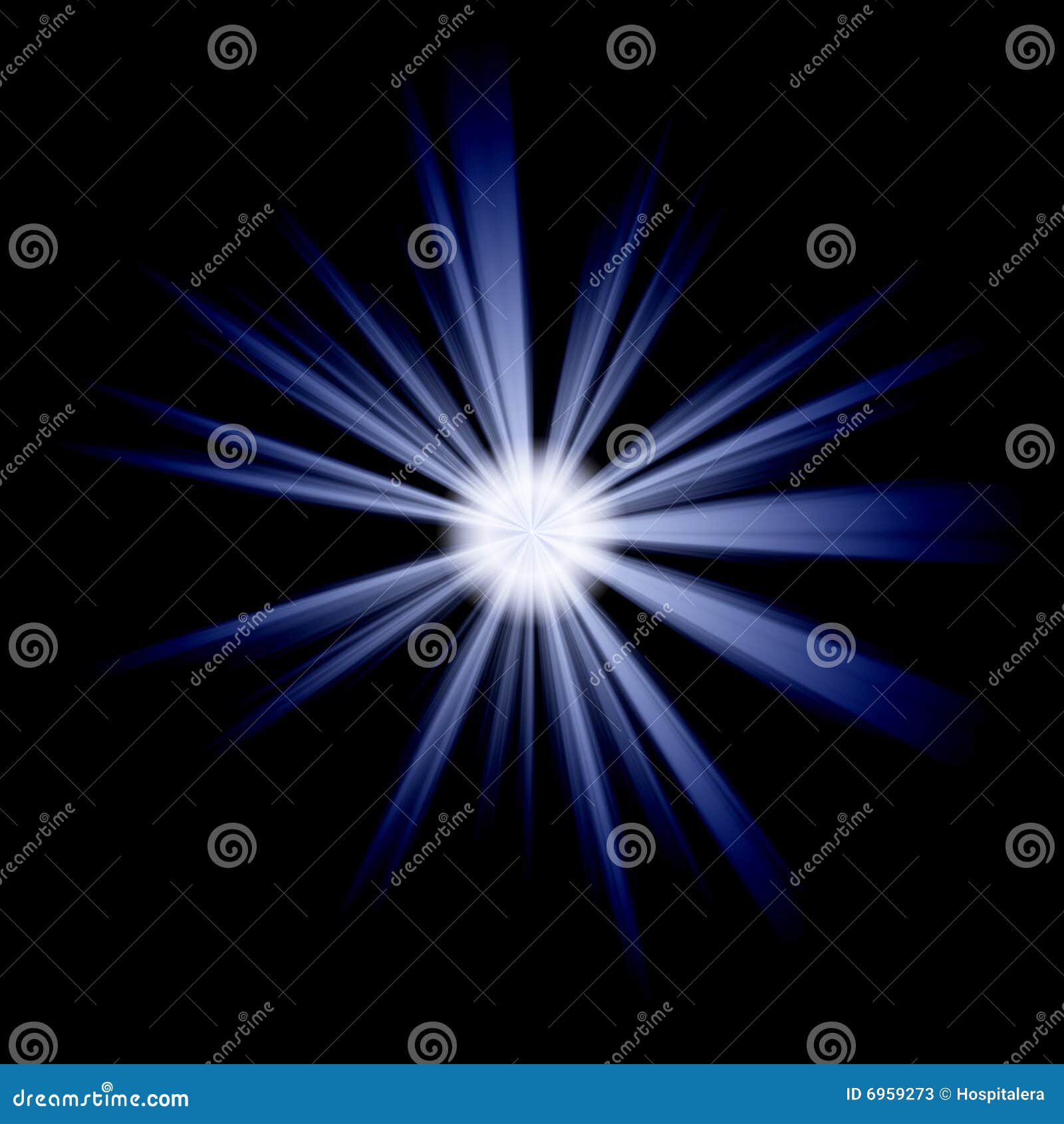 Blue irregular star stock illustration. Illustration of copy - 6959273
